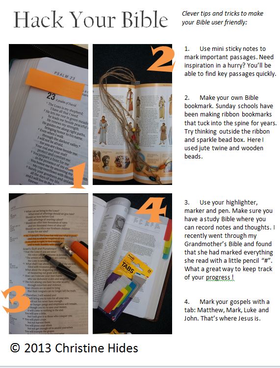 Bible Hacks: Customizing your Bible – Christine V Hides