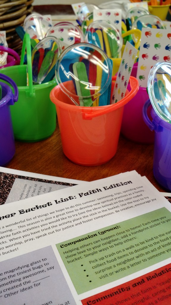 Inspiring Faith Practices at Home: Summer Bucket List – Christine V Hides